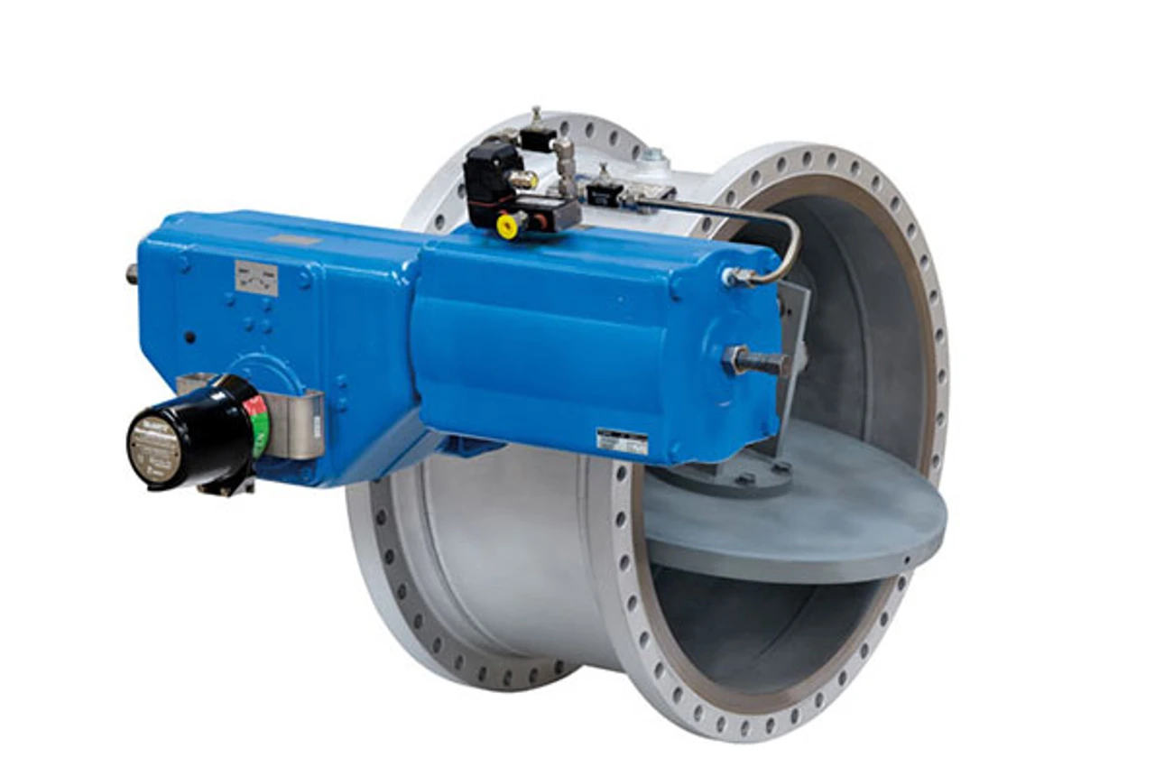 Neles Butterfly Valve And Pneumatic Positioner Dn 200 Pn Motorised